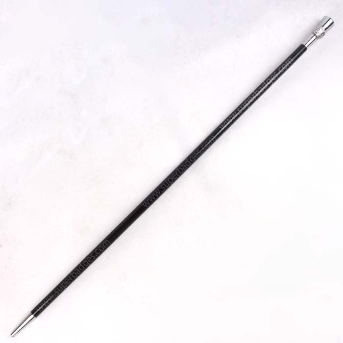 Military Black Pace Stick Chrome Fittings - Super Badge Works