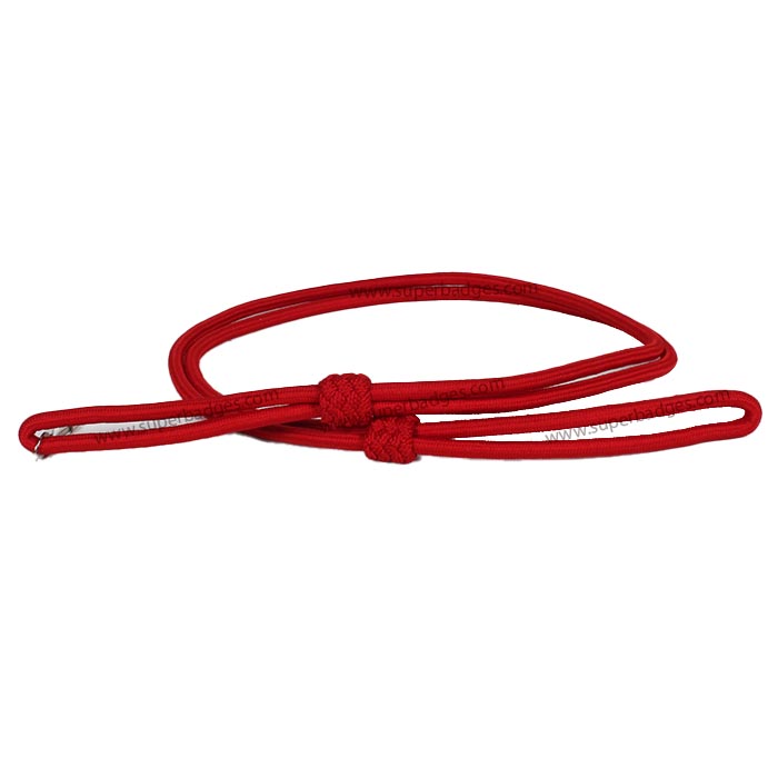 Military Red Whistle Cord - Super Badge Works