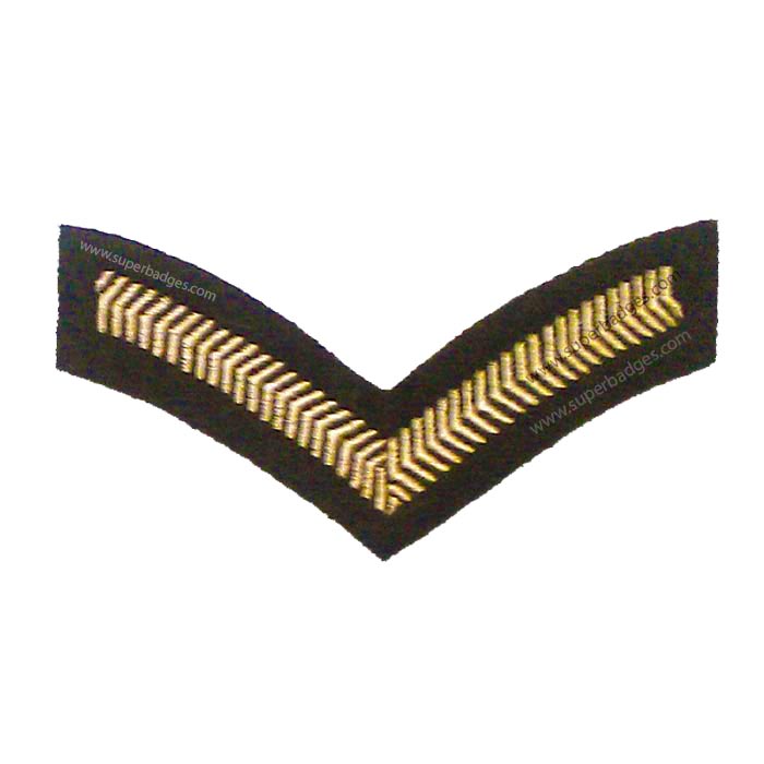 Military Uniform 1 Stripe Chevron - Super Badge Works