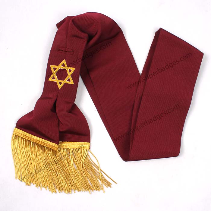 Order Of Secret Monitor 1st Degree Sash - Super Badge Works